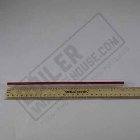 5/8 X 10 1/4 Red line sight glass (EA) | Products | BoilerWAREhouse