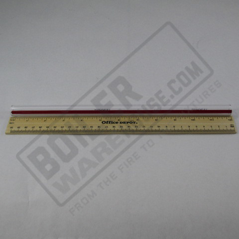 5/8 X 12 Red line sight glass (EA) | Products | BoilerWAREhouse