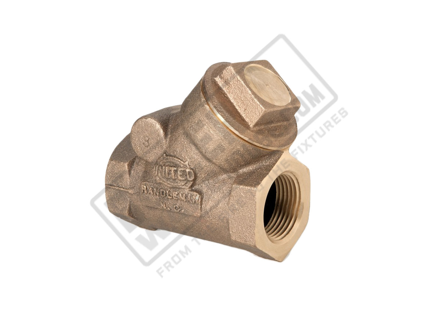 United Brass 3/4" Threaded Swing Check Valve 200WSP @ 406 degrees Max ...