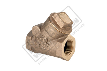 United Brass 1 1/2" Threaded Swing Check Valve 200WSP @ 406 degrees Max ...